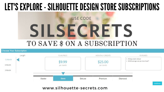 Let's Explore - Silhouette Design Store Subscriptions - Silhouette ...